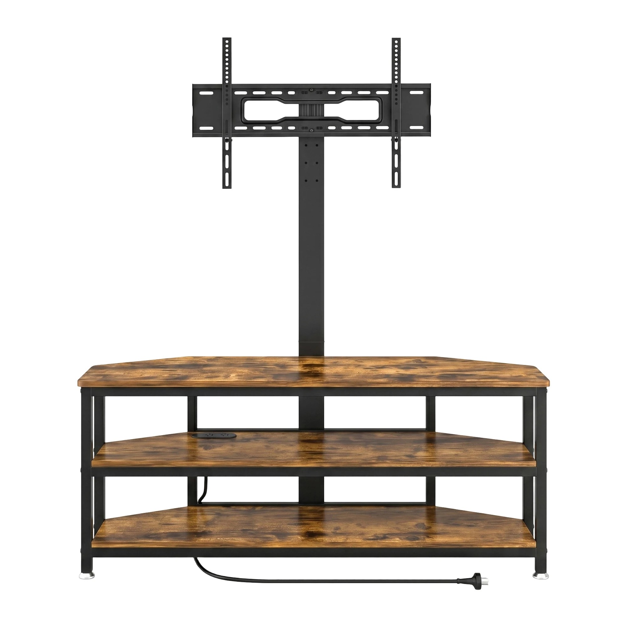 Artiss Corner TV Stand 32-70" w/ Mount LED Lights & Power Outlet Space ...