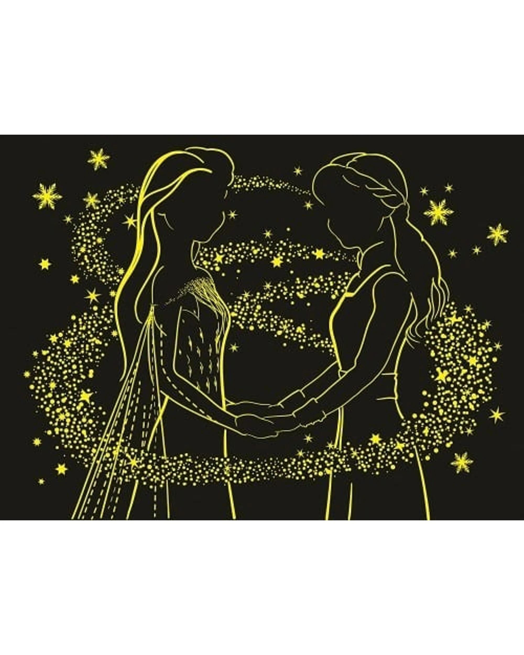 Ravensburger Disney Frozen Sisters Anna and Elsa Starline Glow in the ...