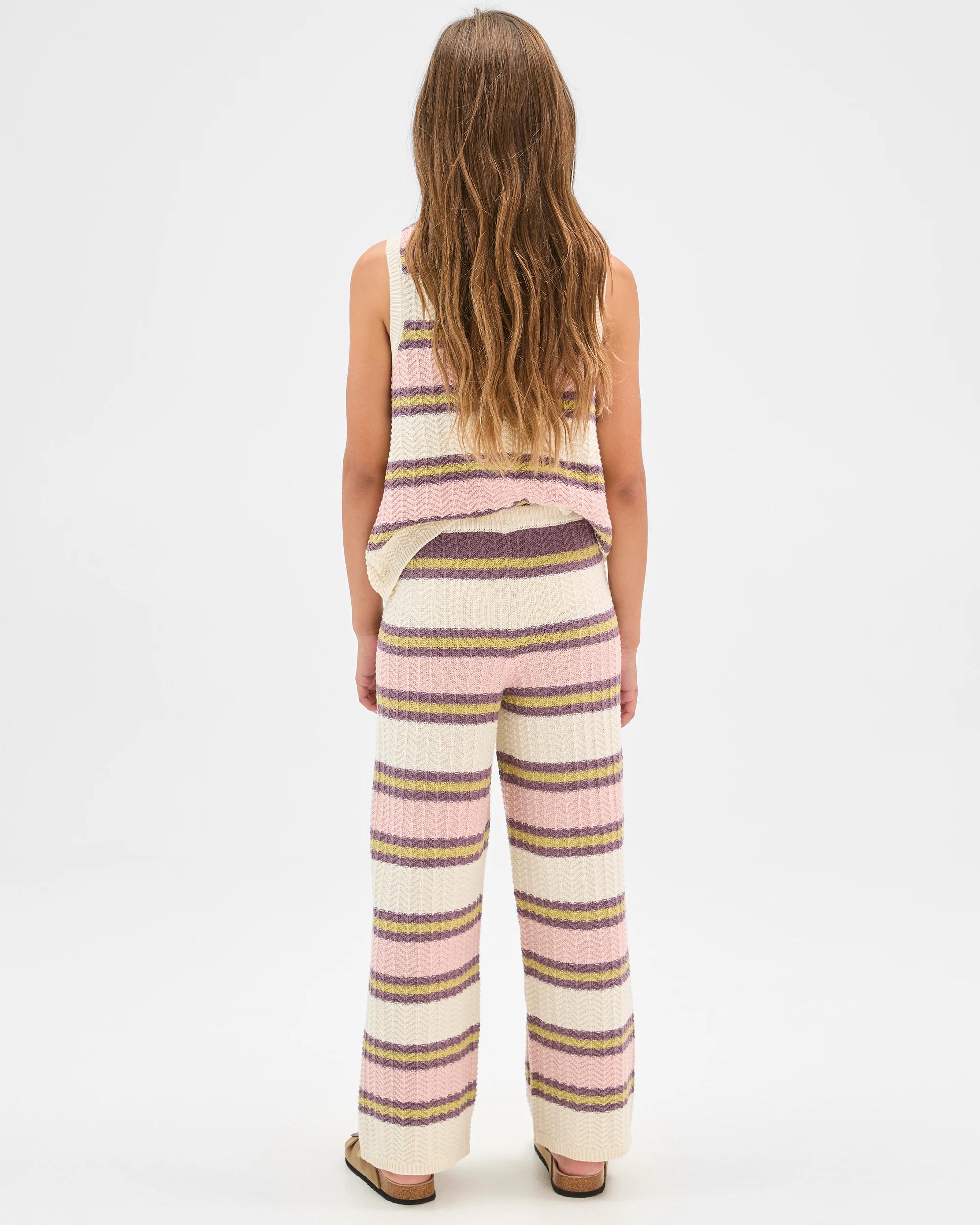 Target Kids Australian Cotton Crochet Wide Leg Pants - Kmart