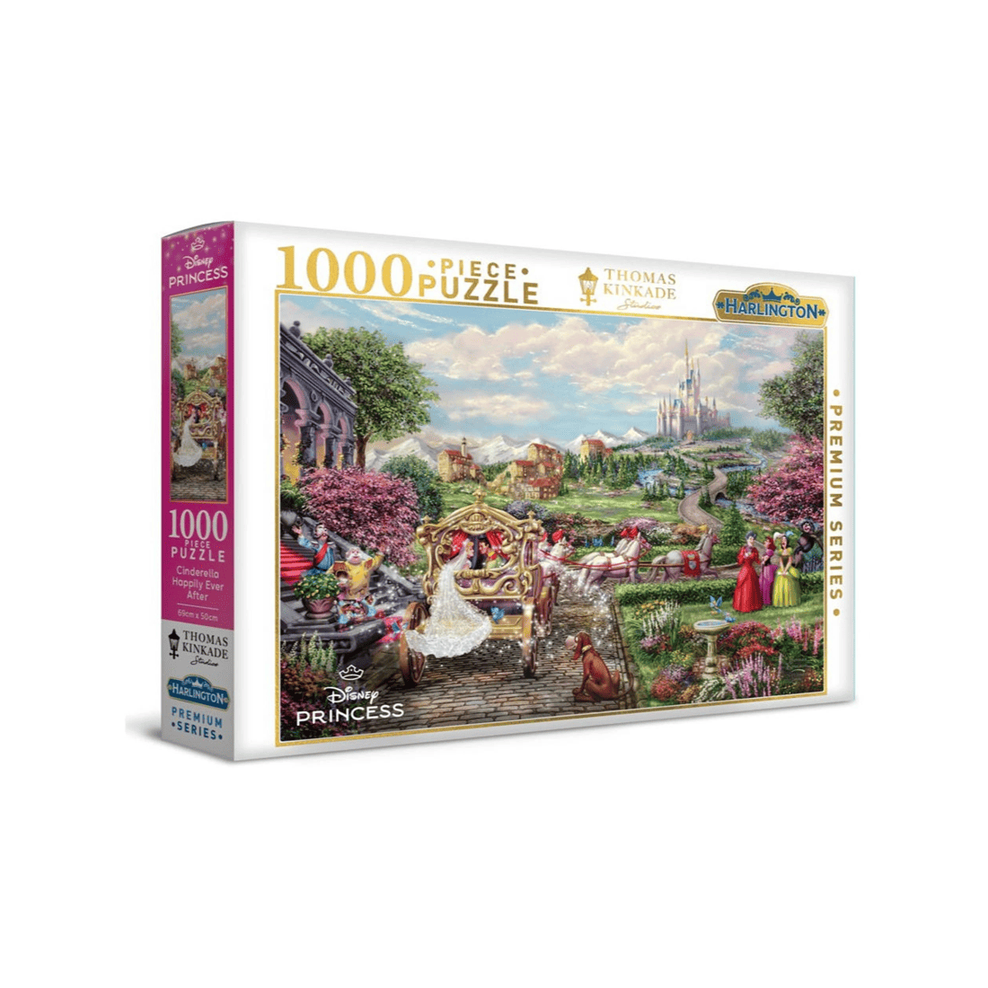 Harlington Thomas Kinkade Disney Cinderella Happily Ever After 1000 ...