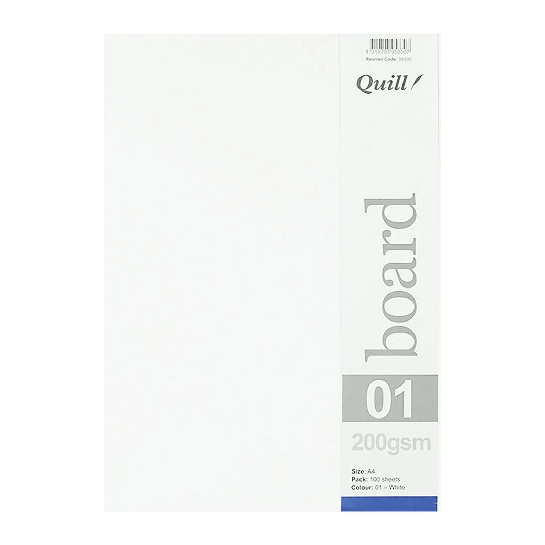 Quill A4 200gsm Board White 100 Pack - Kmart