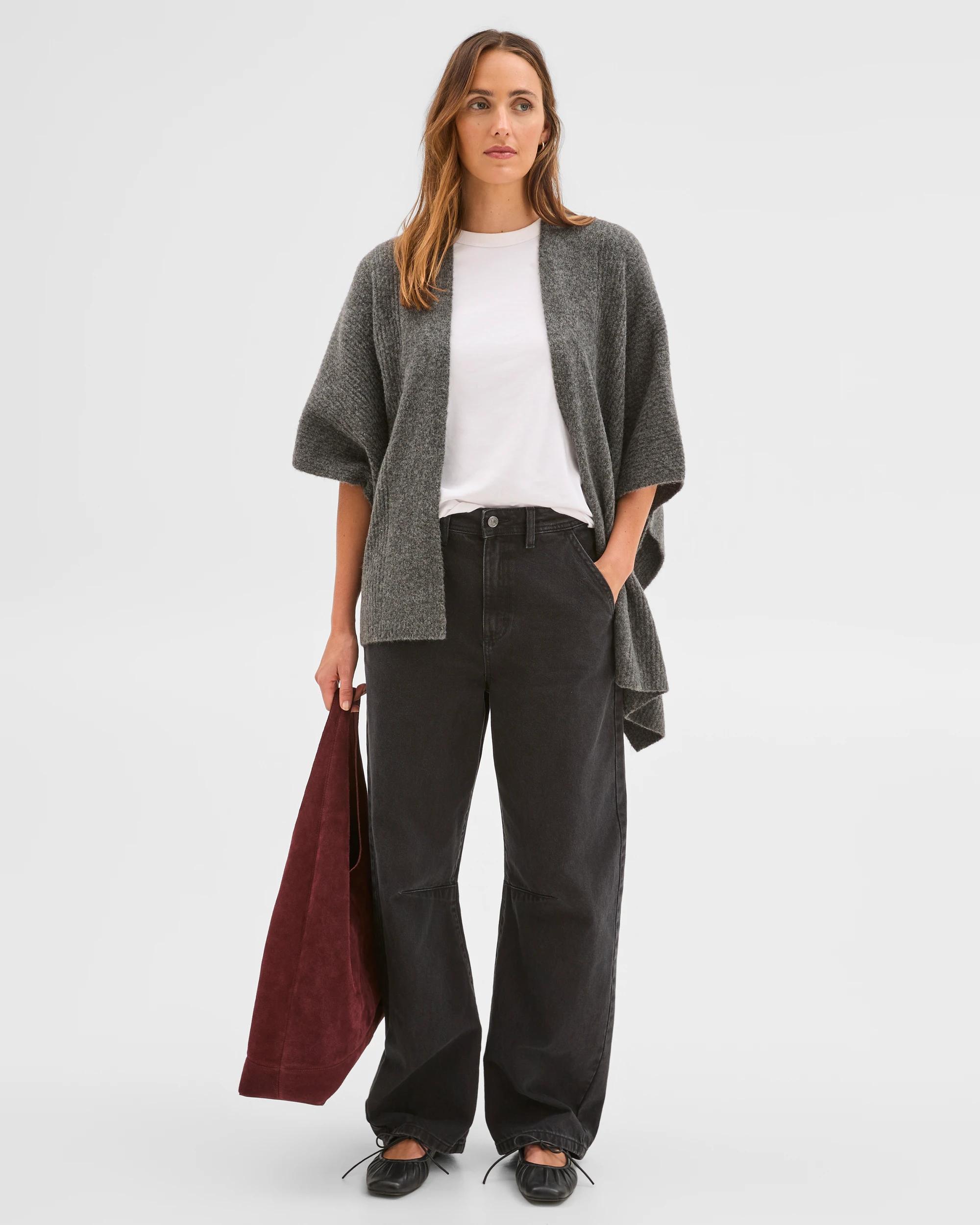 Target Woman Knitted Poncho - Kmart
